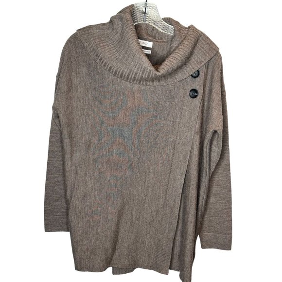 Ellen Tracy | Sweaters | Ellen Tracy Wool Wrap Cowl Neck Sweater ...